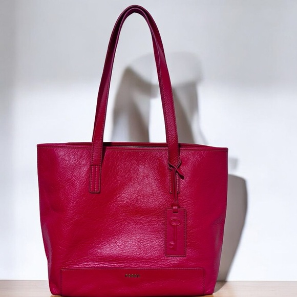 Fossil | Bags | Nwot Fossil Red Tote Bag | Poshmark